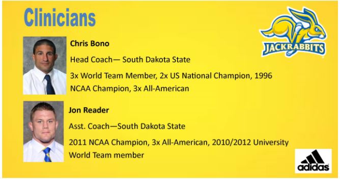 2 Day Camp w/ SD State’s Chris Bono and Jon Reader